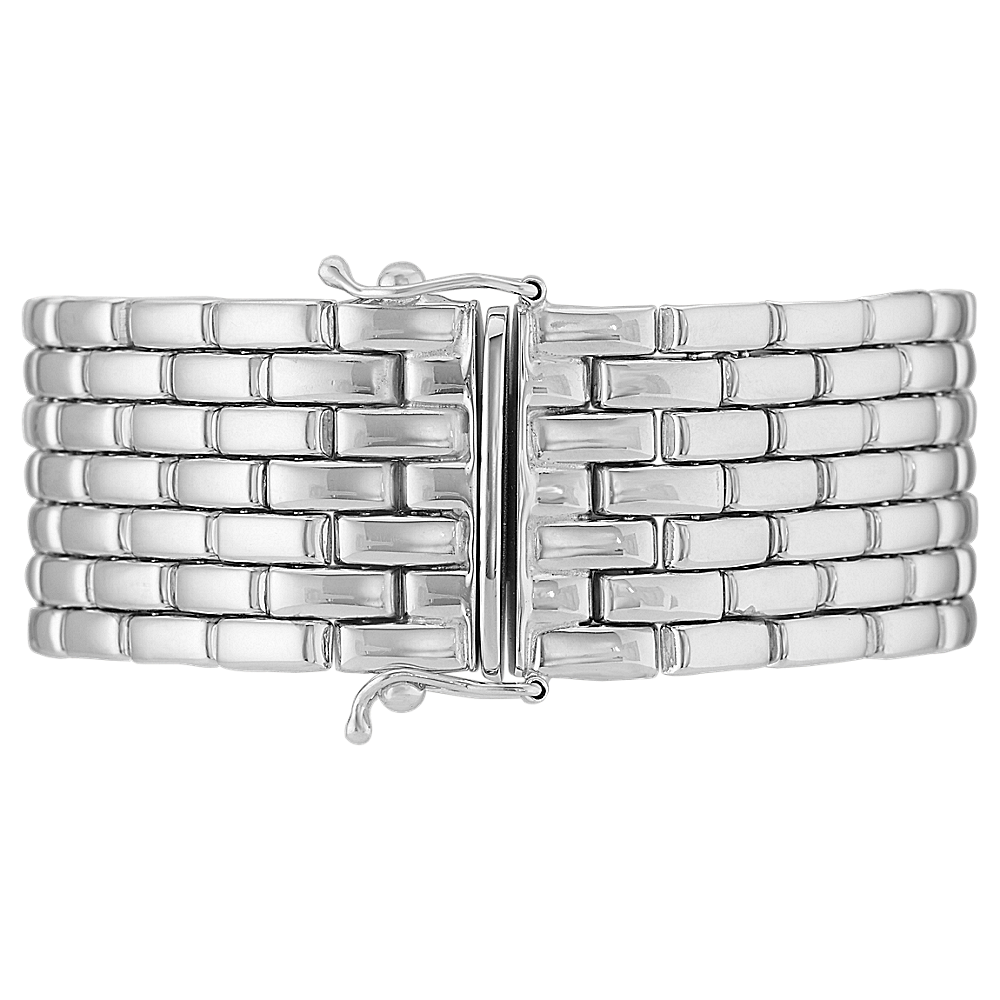 Sterling Silver Link Bracelet (7 in) | Shane Co.