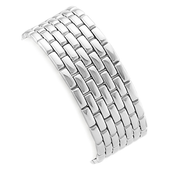 Sterling Silver Link Bracelet (7 in) | Shane Co.