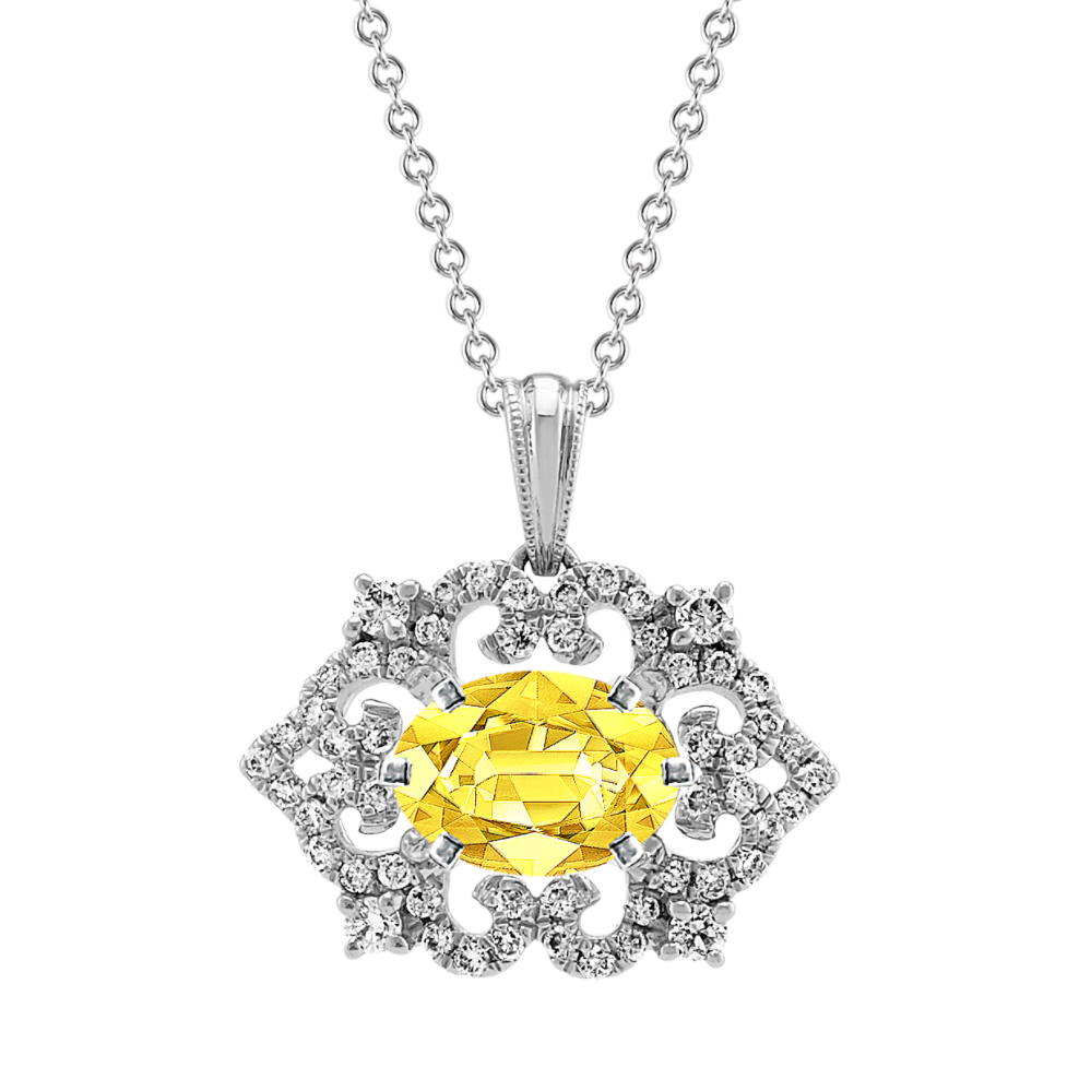 Vintage Diamond Pendant (22'') | Shane Co.