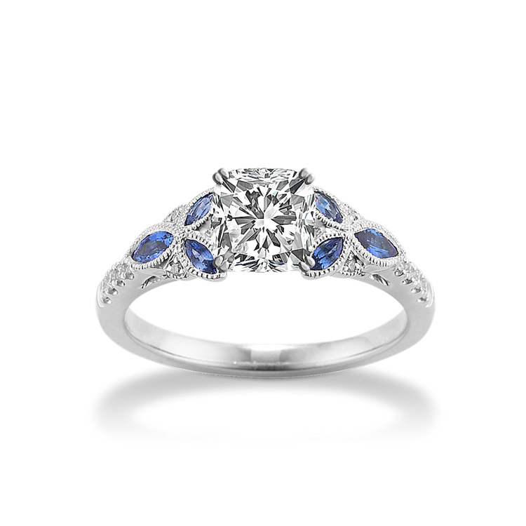 Colored Engagement Rings - Accented Engagement Rings | Shane Co.