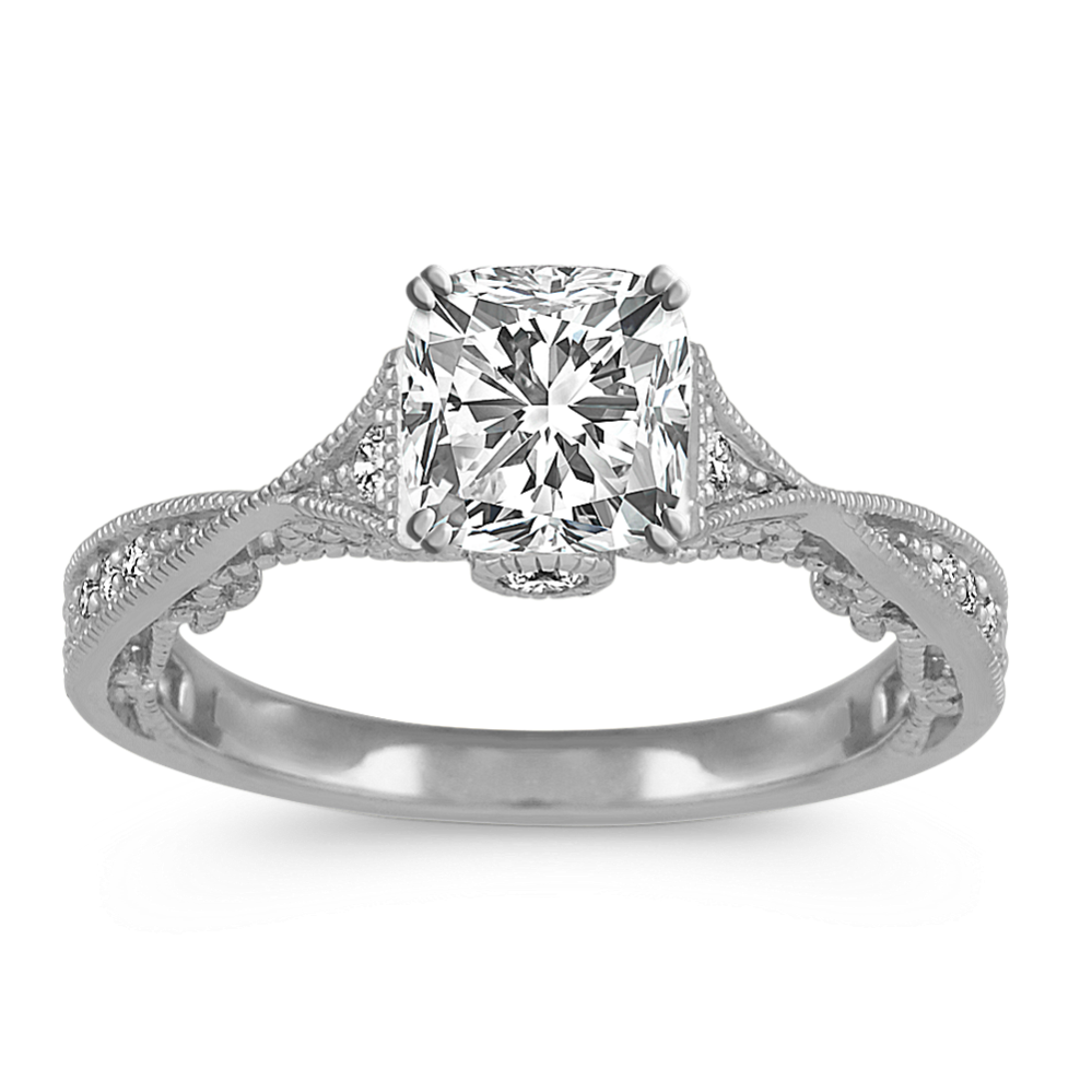 Vintage Cathedral Engagement Ring