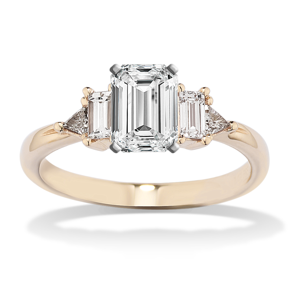 Paris Three Stone Engagement Ring