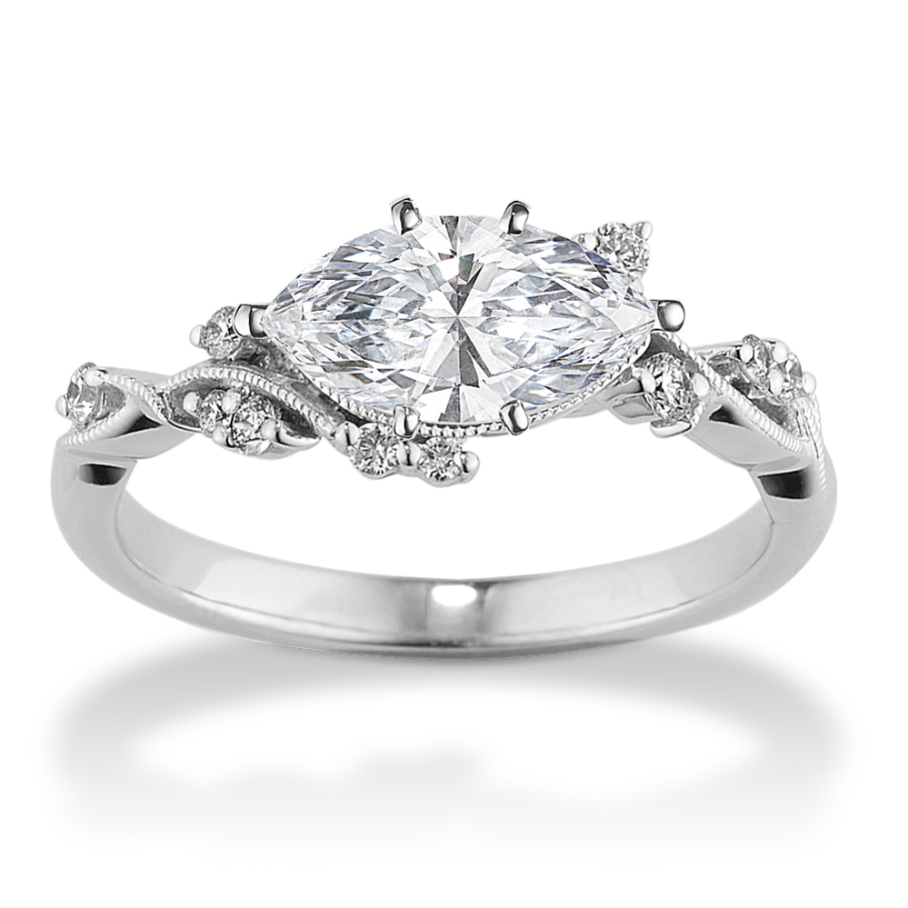 Juniper Halo Engagement Ring | Shane Co.