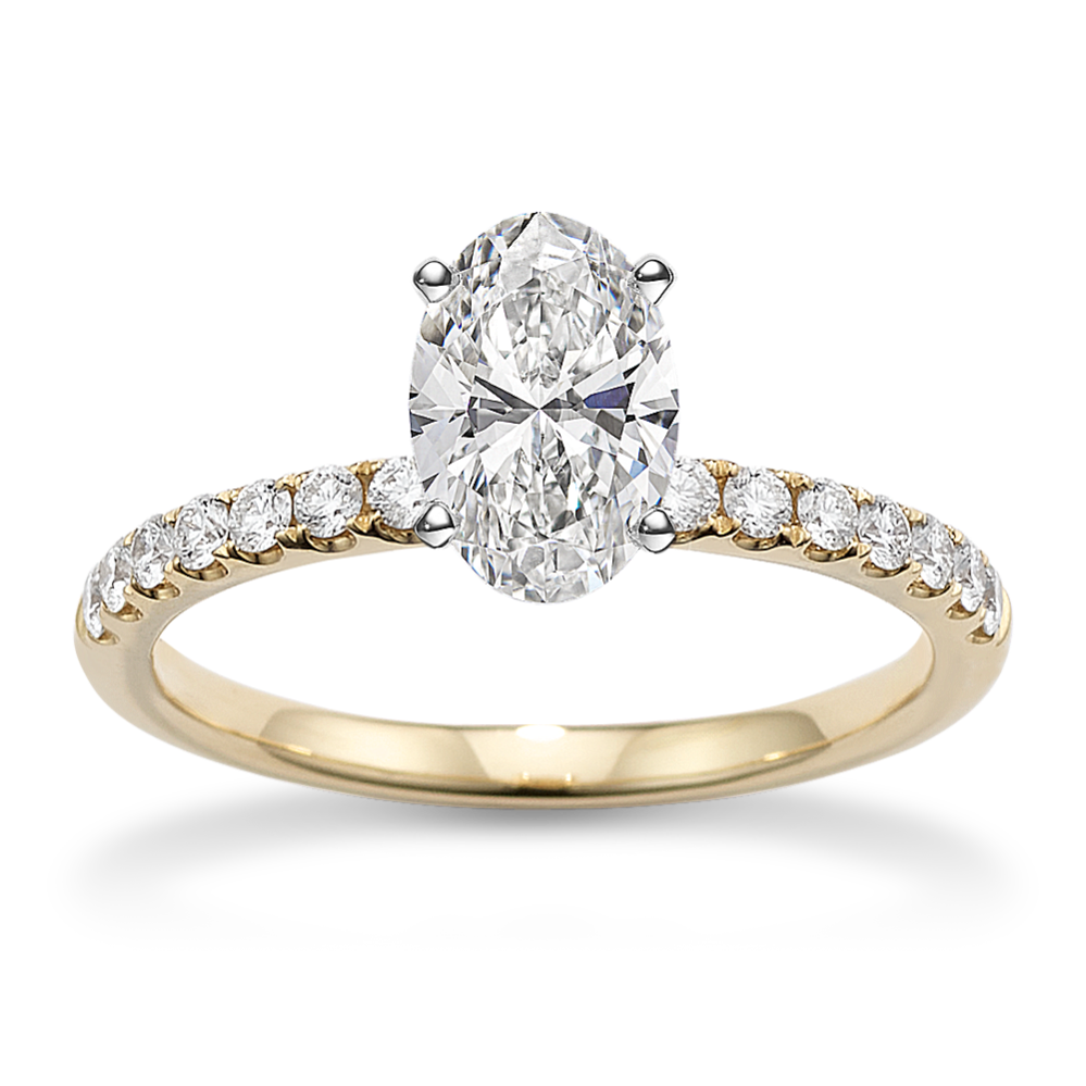 Hidden Diamond Pave Engagement Ring | Shane Co.