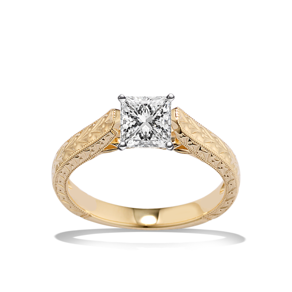 Impressions Cathedral Engagement Ring | Shane Co.