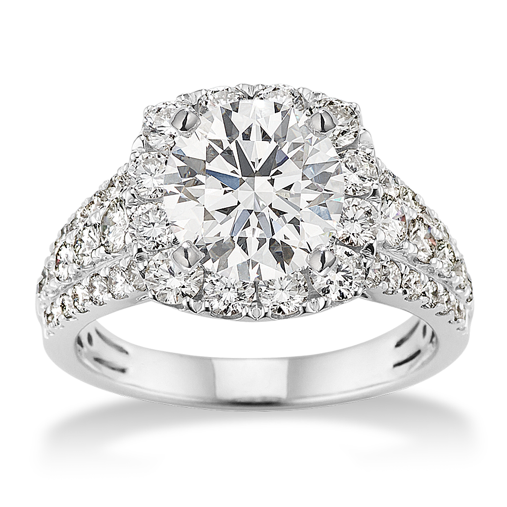Limelight Halo Engagement Ring | Shane Co.