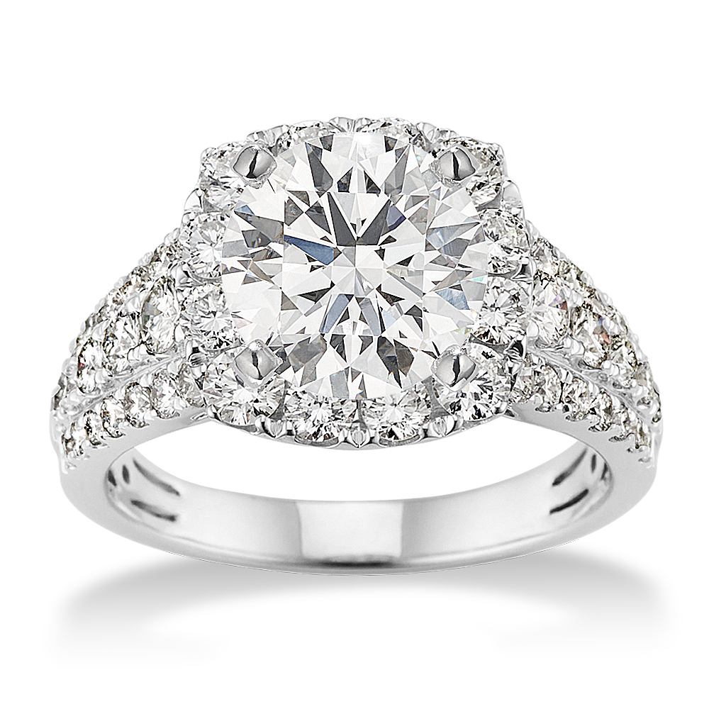 Limelight Halo Engagement Ring | Shane Co.