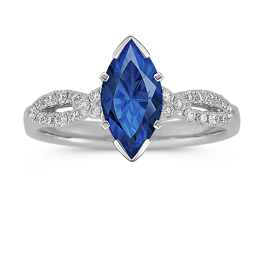 Infinity Round Diamond Engagement Ring | Shane Co.