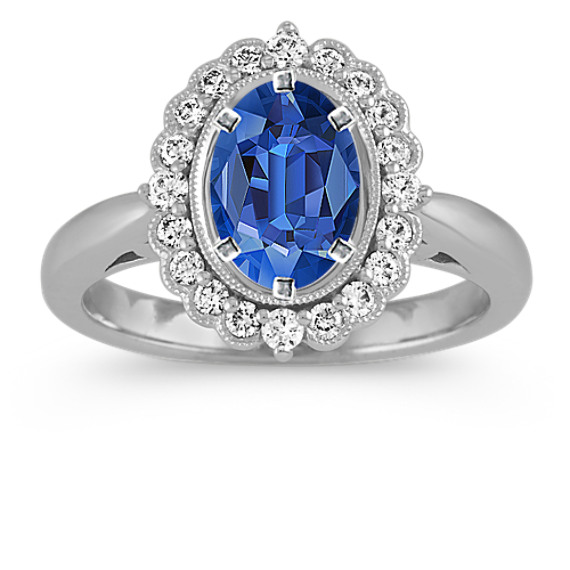 Vintage Halo Diamond Engagement Ring | Shane Co.