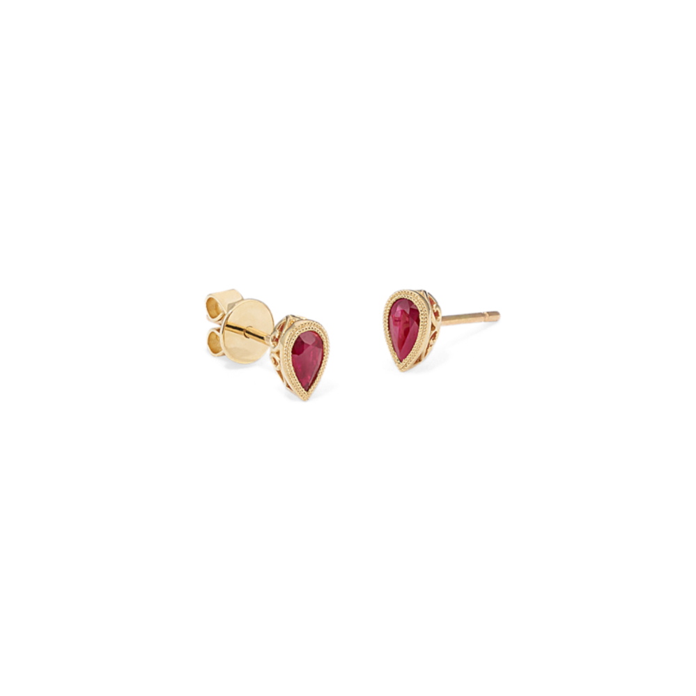 Omaira Ruby Earrings | Shane Co.