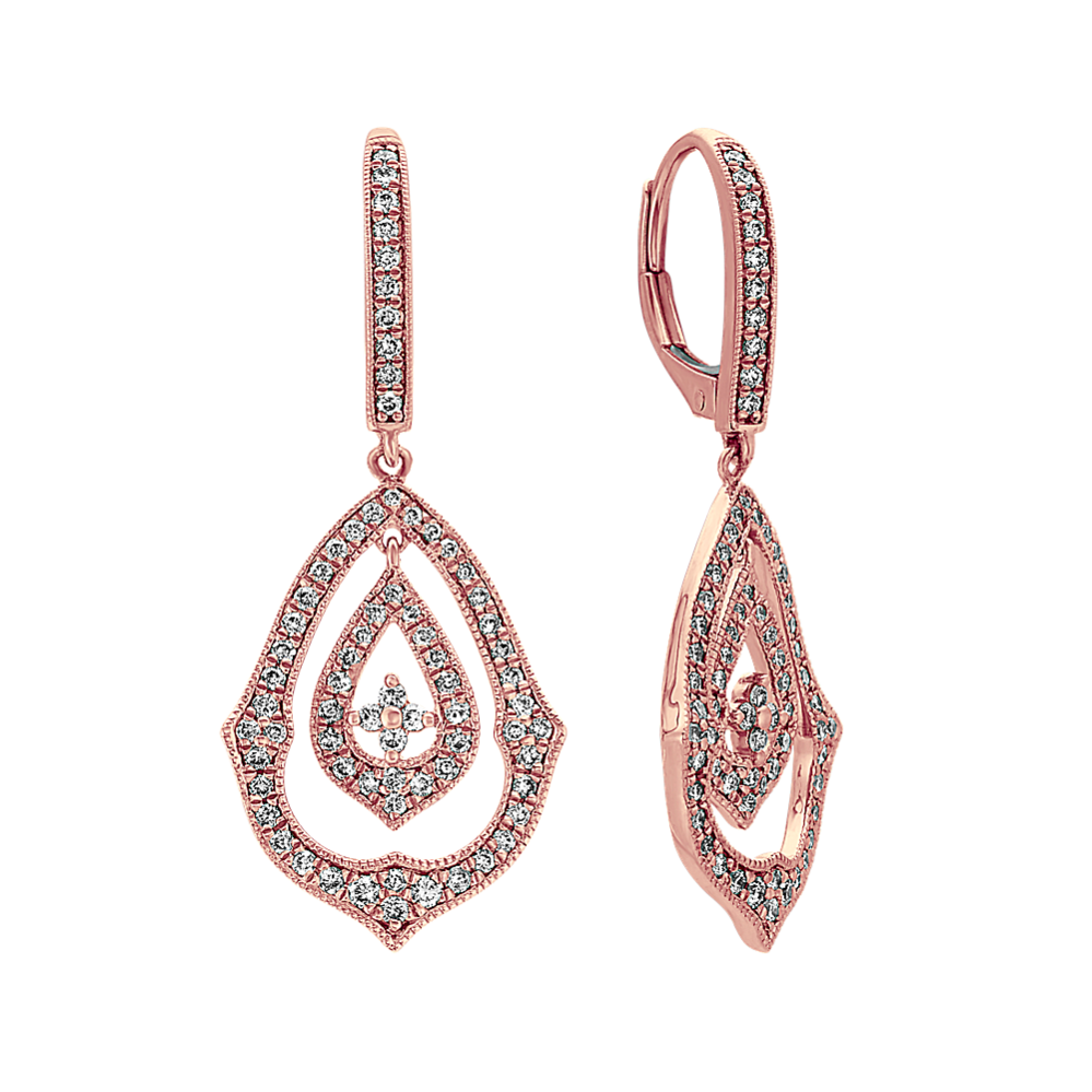 Vintage Diamond Dangle Earrings | Shane Co.