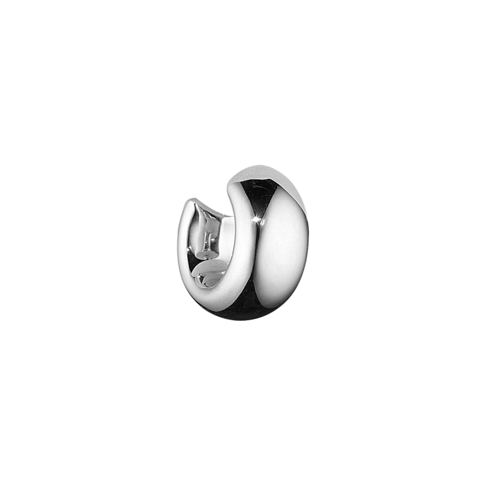 Sterling Silver Donut Hoops | Shane Co.