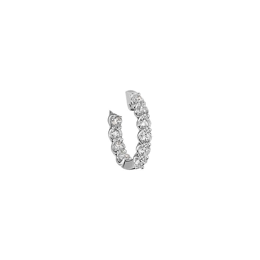 Ellie Inside-Out 4 tcw Lab-Grown Diamond Hoops | Shane Co.