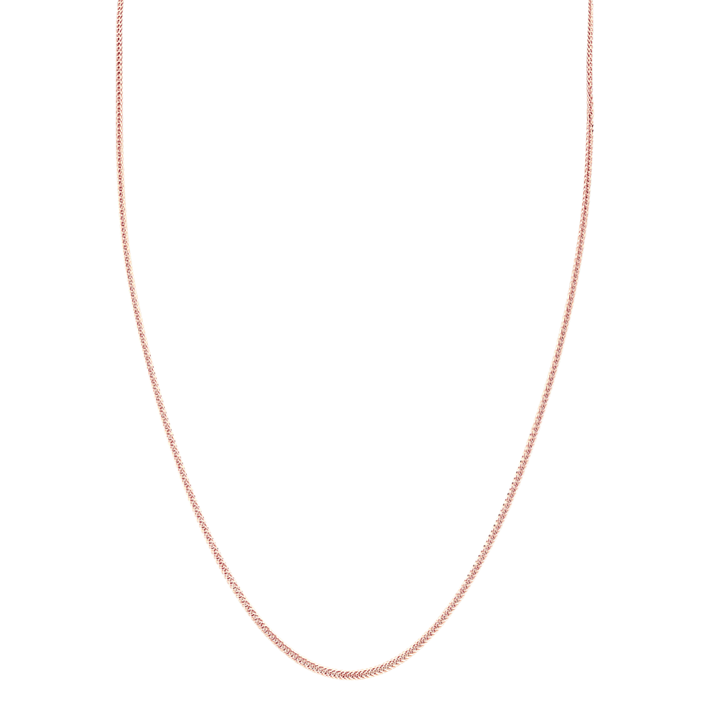 18'' 14K Gold Diamond-Cut Wheat Chain (1.5mm) | Shane Co.