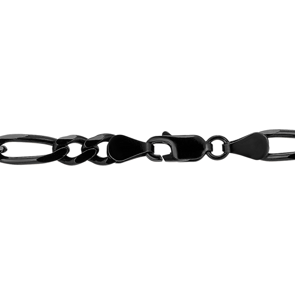 Mens black figaro necklace store