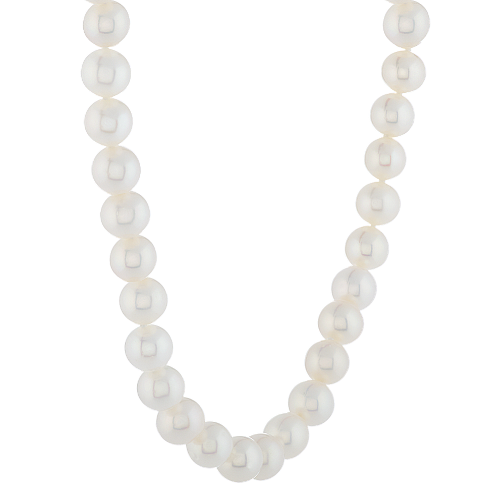 7mm Cultured Freshwater Pearl Strand (20in) | Shane Co.
