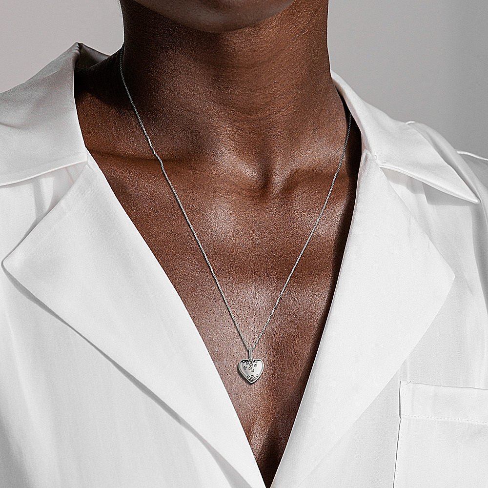 Diamond Sprinkle Heart Pendant | Shane Co.