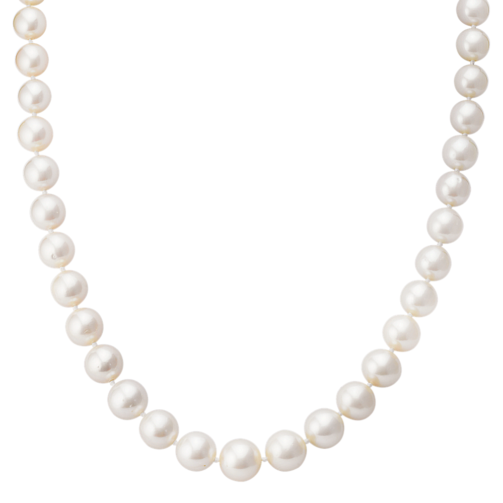 Graduated 7-11mm Freshwater Cultured Pearl Strand (18 in) | Shane Co.