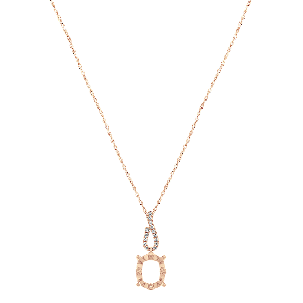 Pick-Your-Gem Diamond Loop Pendant | Shane Co.