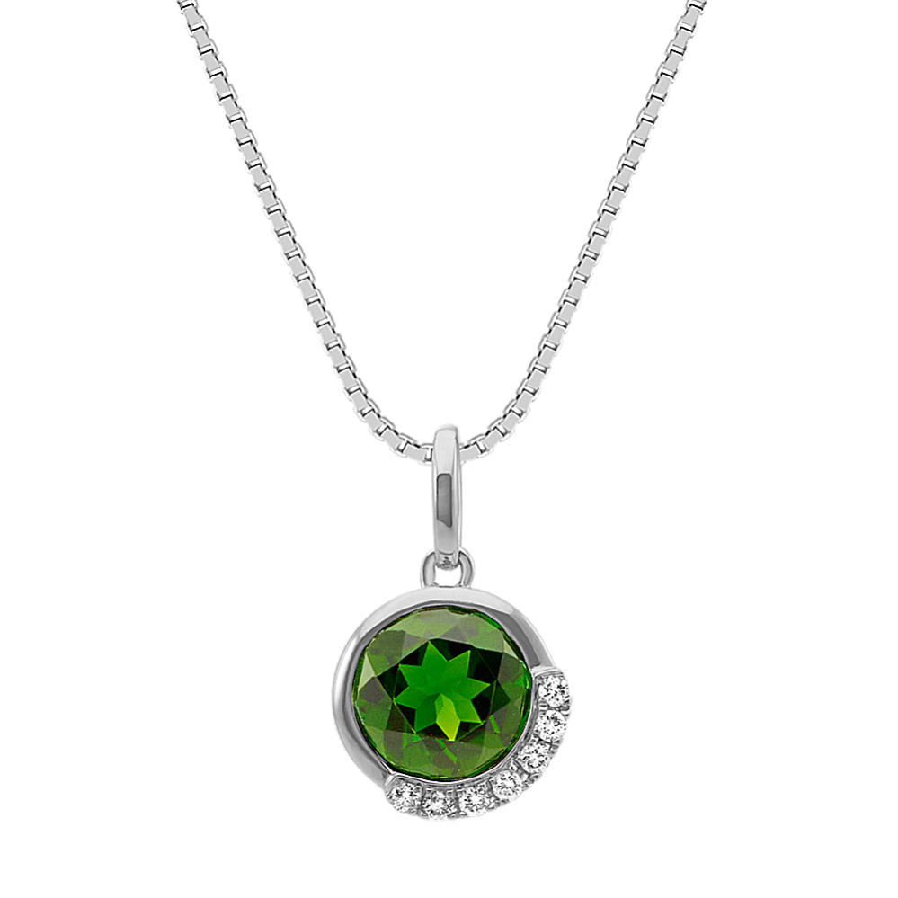 Chrome diopside pendant store