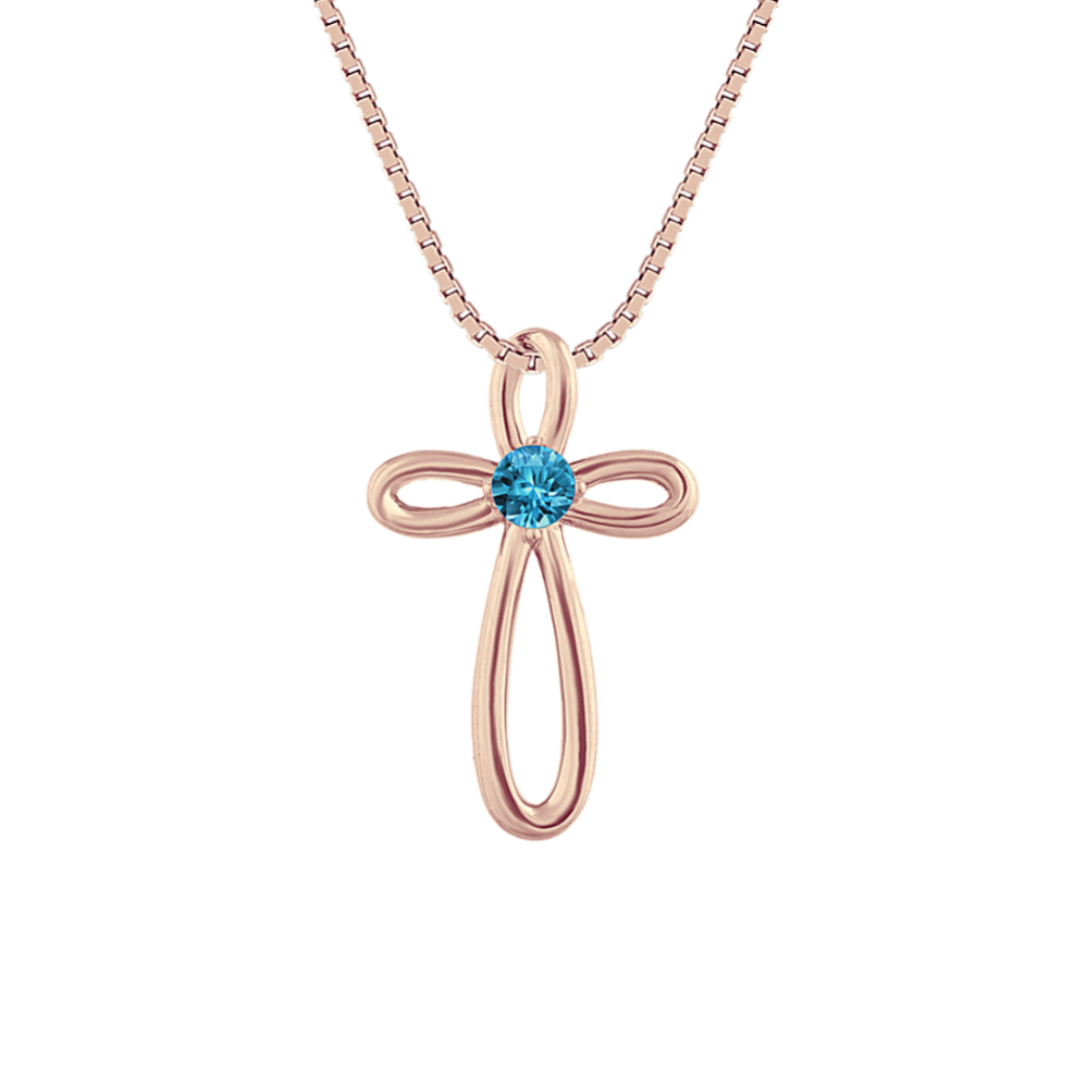 Pick-Your-Gem Cross Pendant | Shane Co.