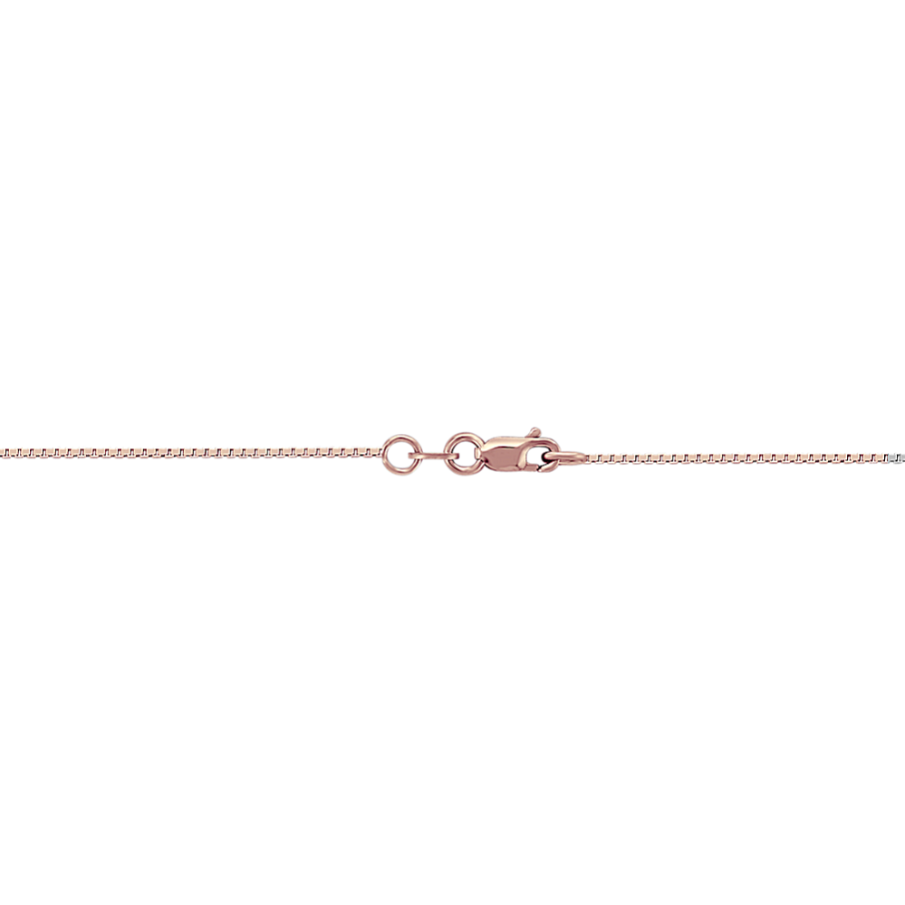 Swirl Cross Pendant in 14k Rose Gold (18'') | Shane Co.