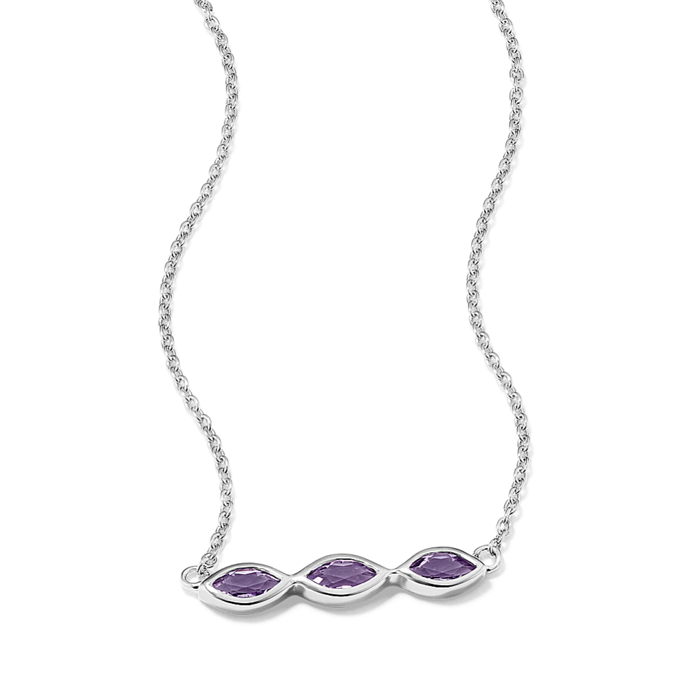Wavelength Amethyst Necklace Shane Co