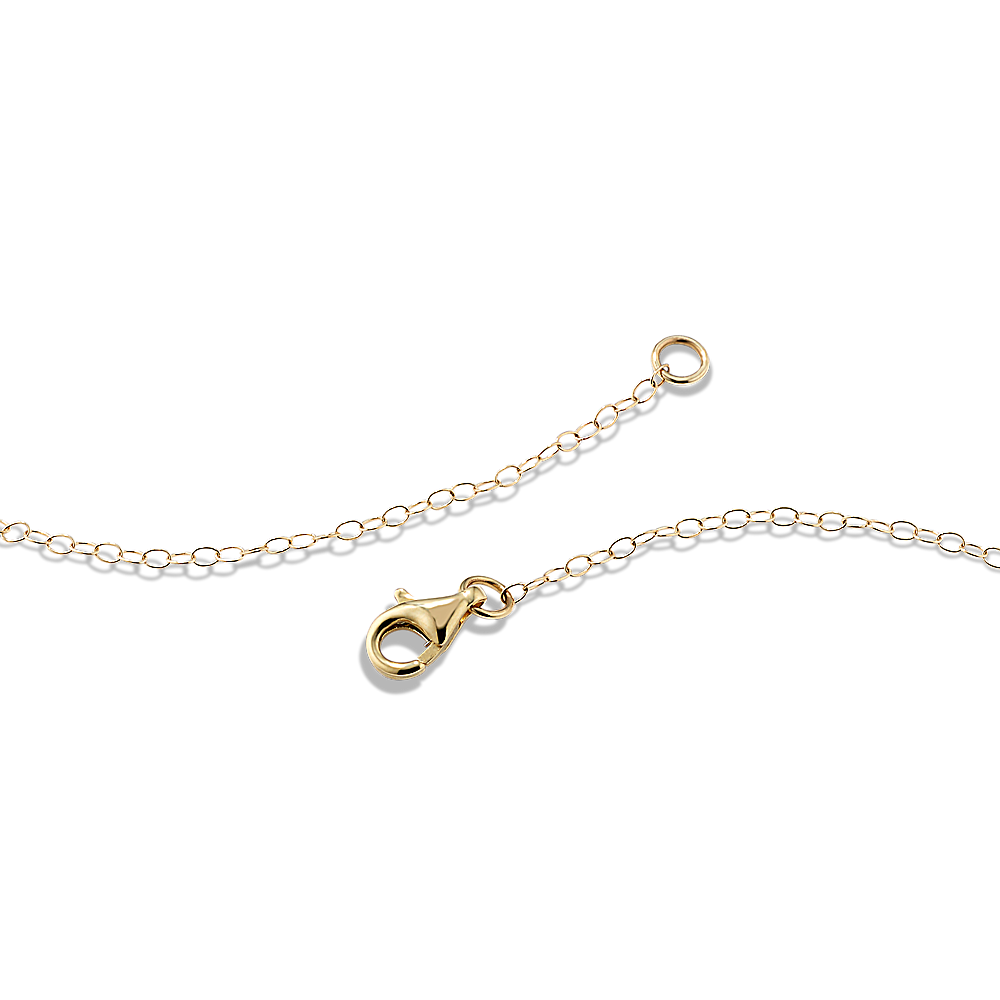 Curved Ruby Bar Necklace | Shane Co.