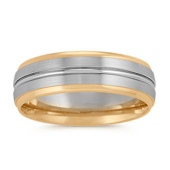 Men's White Gold Wedding Bands at Shane Co. (Page 1)