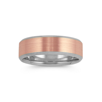 Shop Men's Rose Gold Wedding Bands | Men's Wedding Rings | Shane Co.