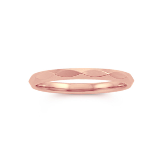 Geometric 14K Rose Gold Ring | Shane Co.