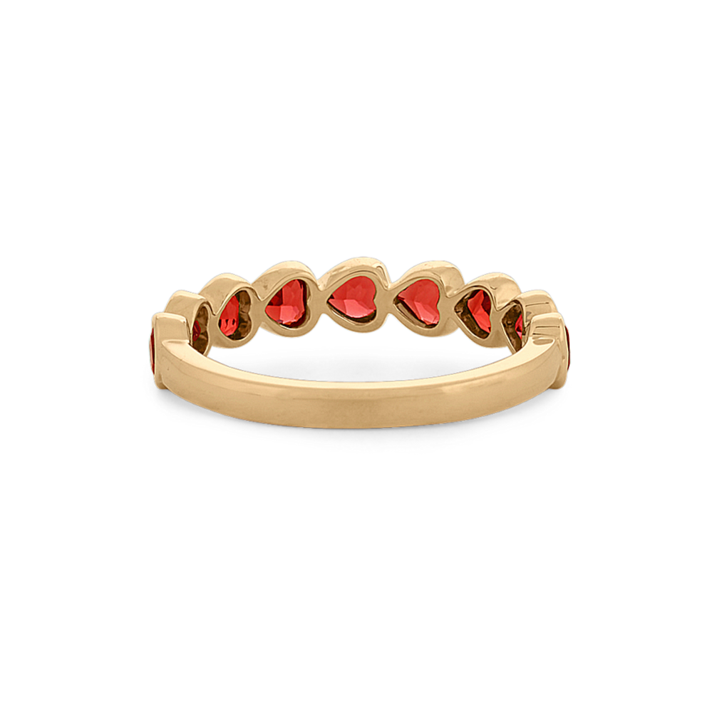 Adore Bezel-Set Garnet Ring | Shane Co.