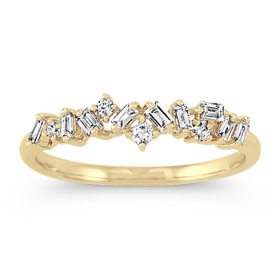 Andromeda Diamond Cluster Ring in 14k Yellow Gold | Shane Co.