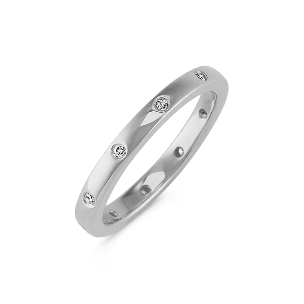 Beckett Bezel-Set Diamond Band | Shane Co.