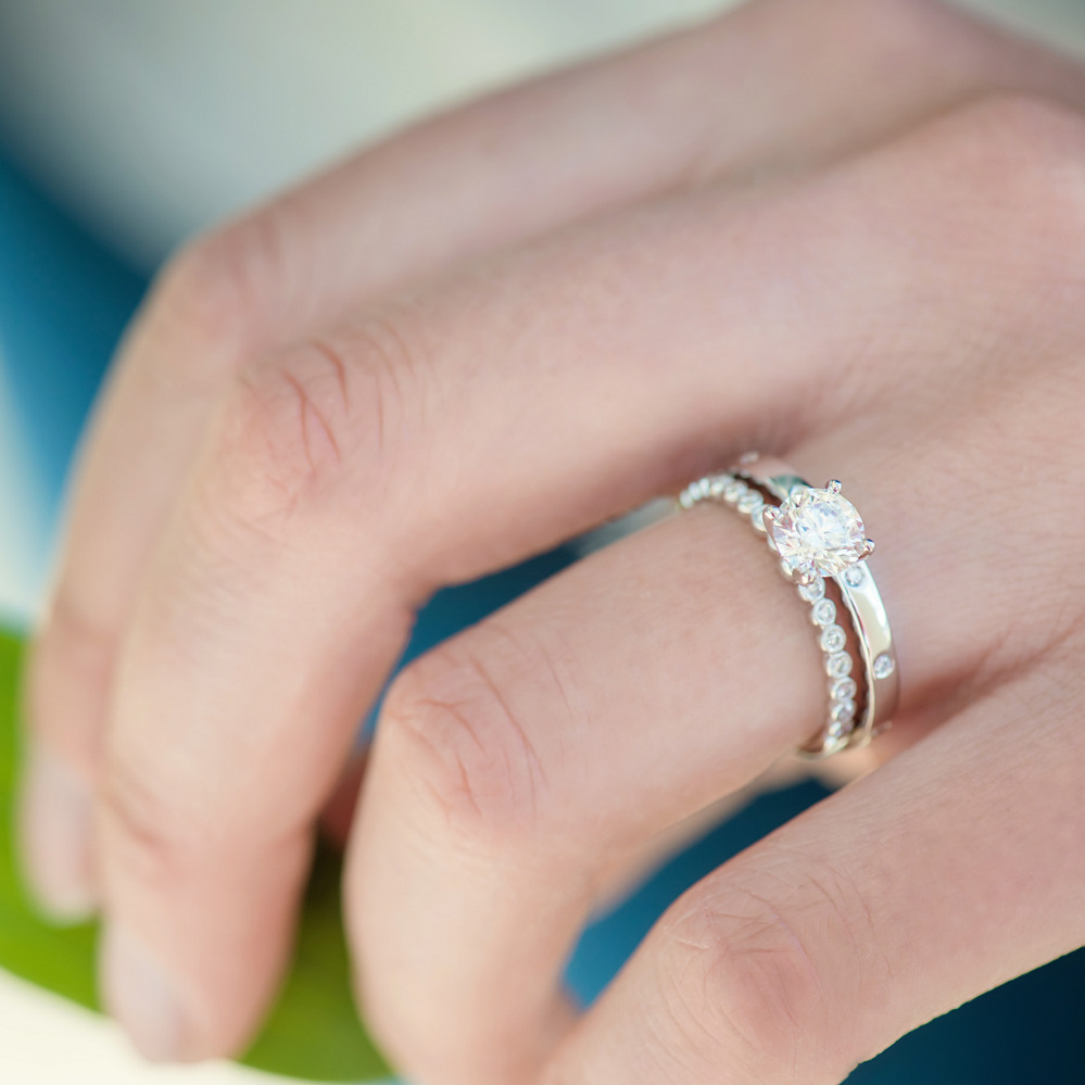 Beckett Bezel-Set Diamond Band | Shane Co.