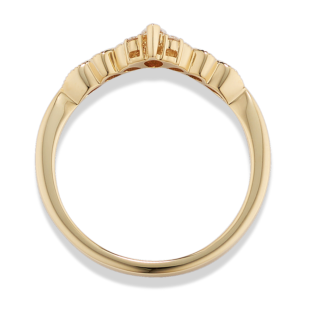 Carina Diamond Contour Band | Shane Co.