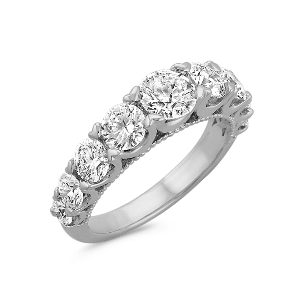 Eudora Diamond Band in Platinum | Shane Co.