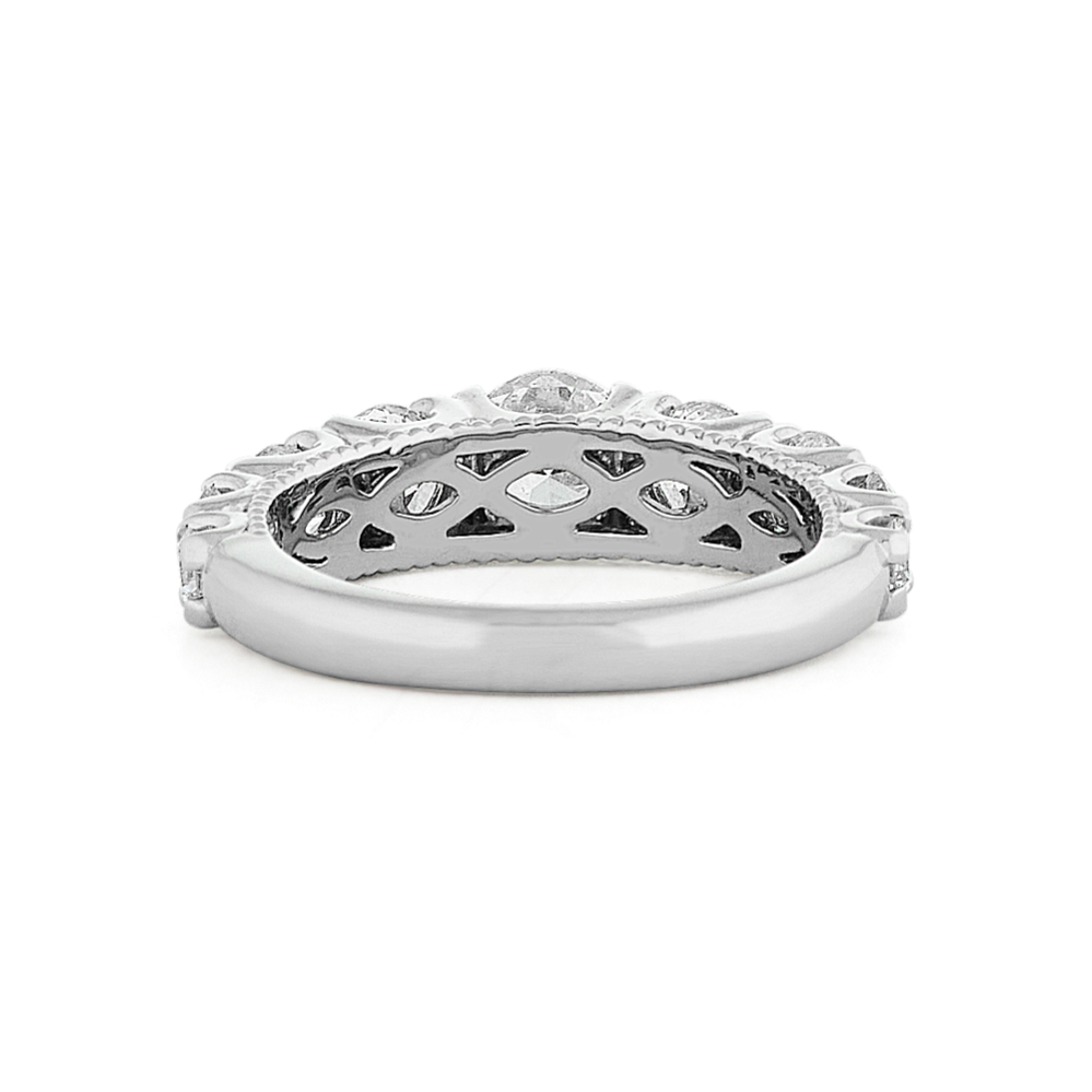 Eudora Diamond Band in Platinum | Shane Co.