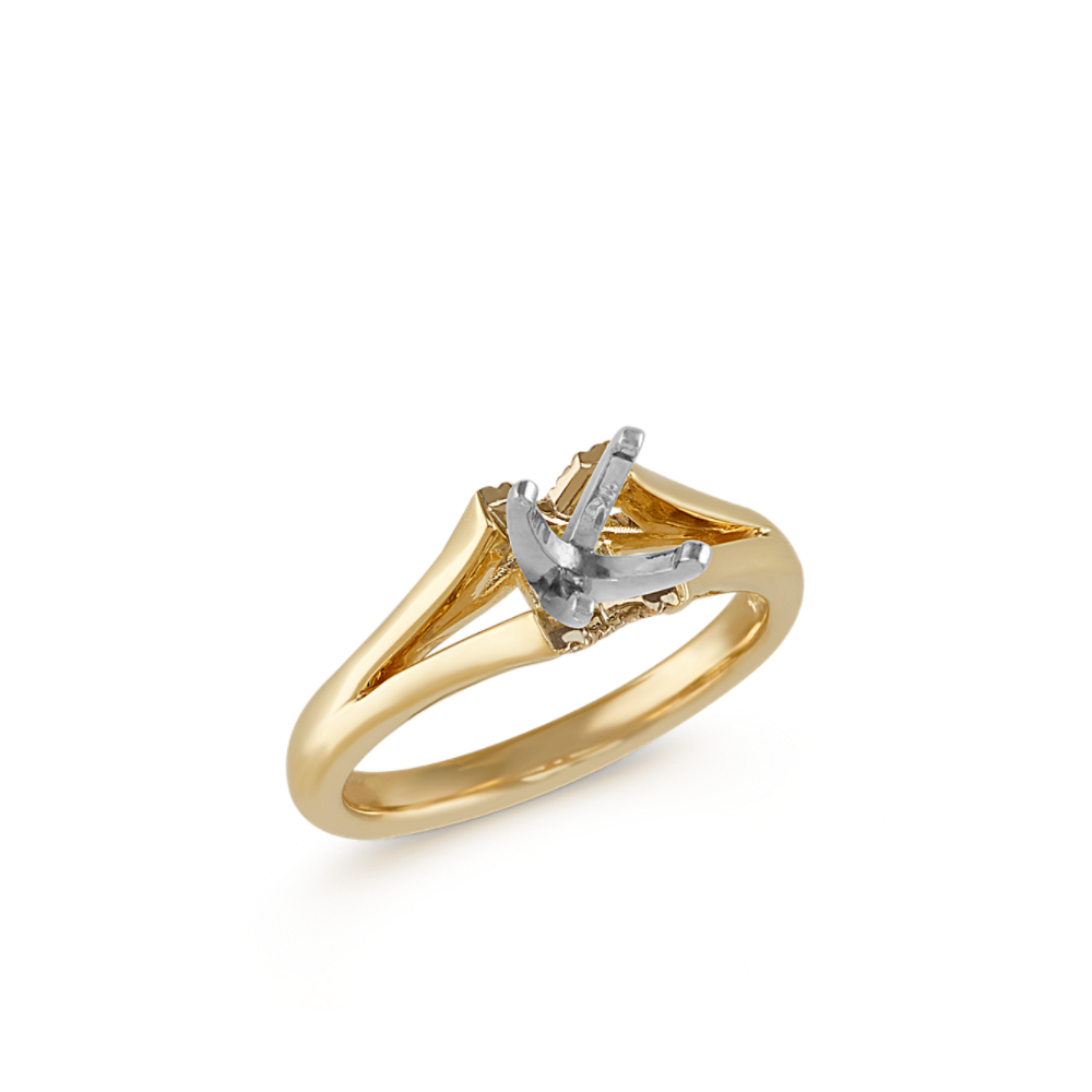 Classic Split Shank Cathedral Engagement Ring | Shane Co.