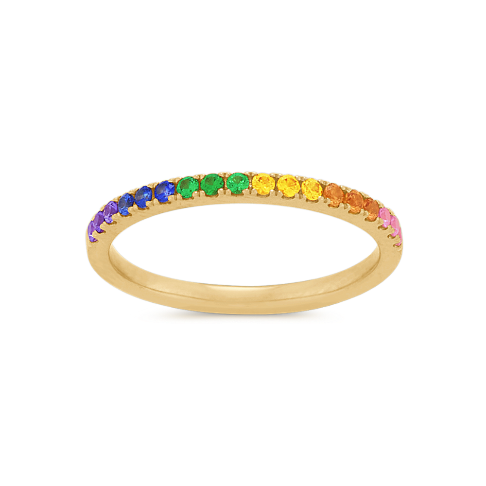 Confetti Rainbow Gemstone Ring | Shane Co.
