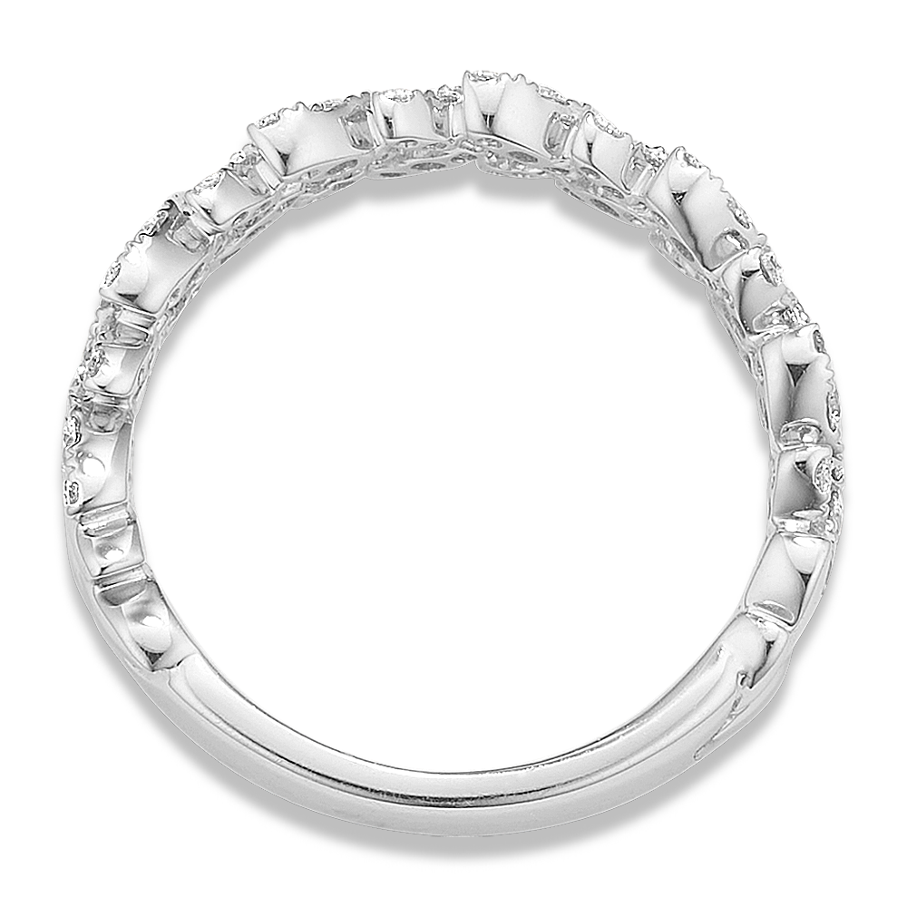 Contemporary Diamond Wedding Band | Shane Co.