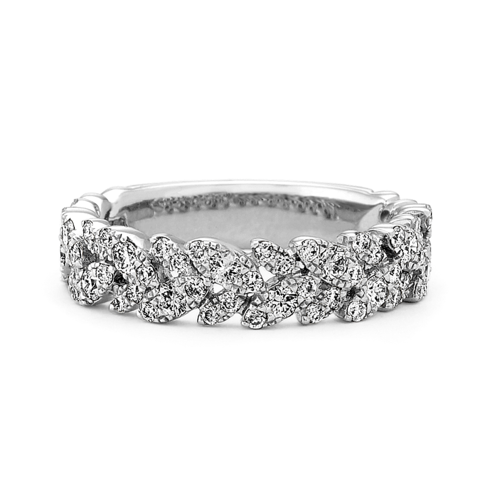 Contemporary Diamond Wedding Band | Shane Co.