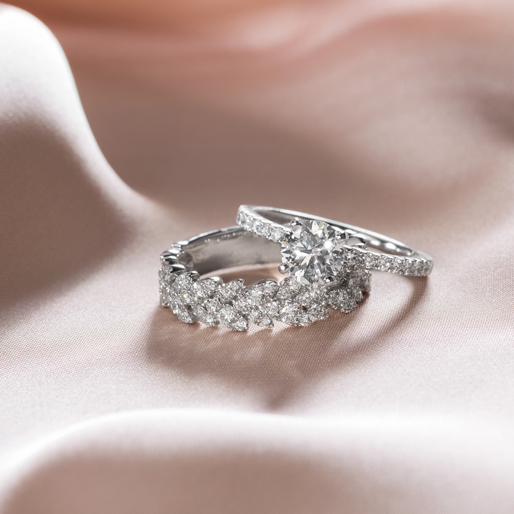 Contemporary Diamond Wedding Band | Shane Co.