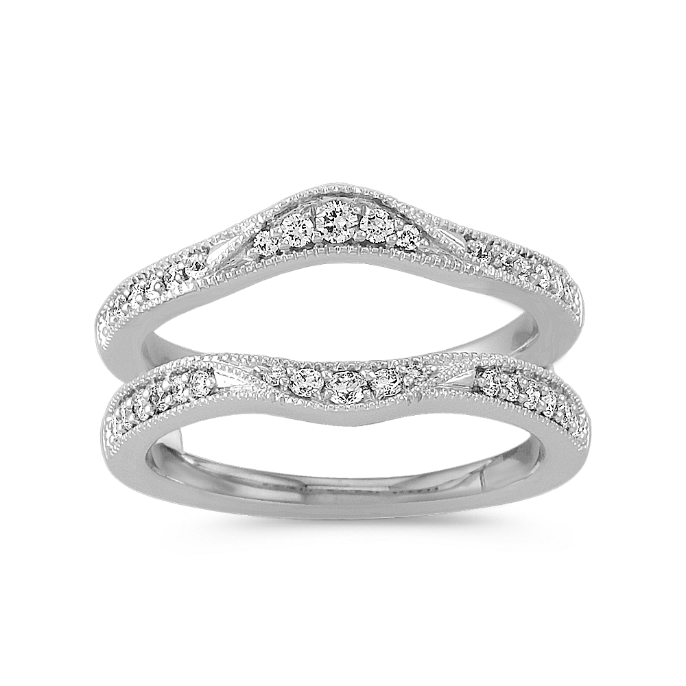 Contour Diamond Engagement Ring Guard | Shane Co.