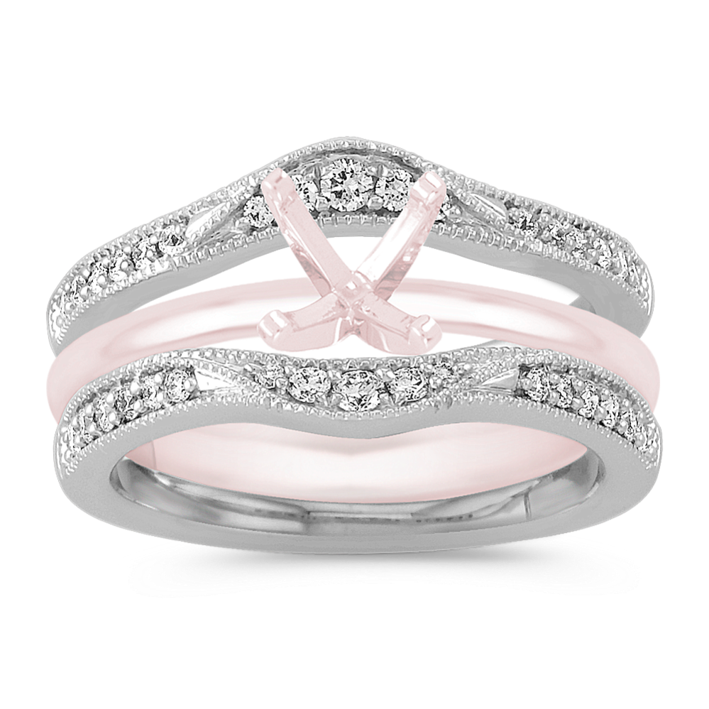 Contour Diamond Engagement Ring Guard | Shane Co.