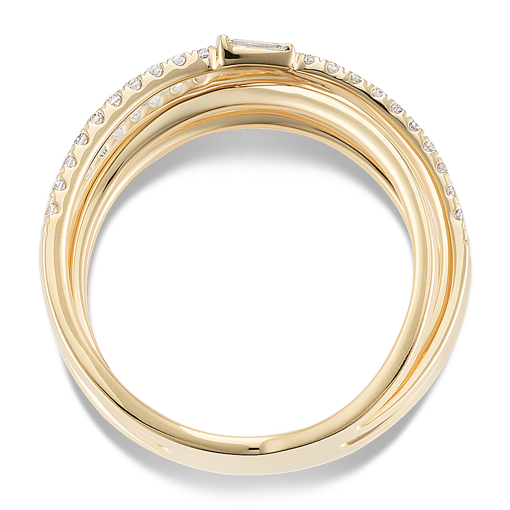 Crosstown Diamond Ring | Shane Co.