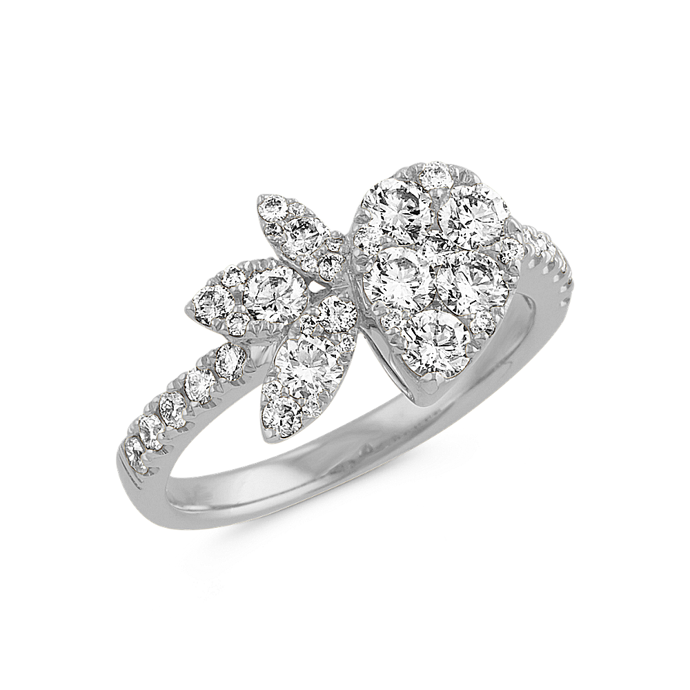 Diamond Ring in 14k White Gold | Shane Co.