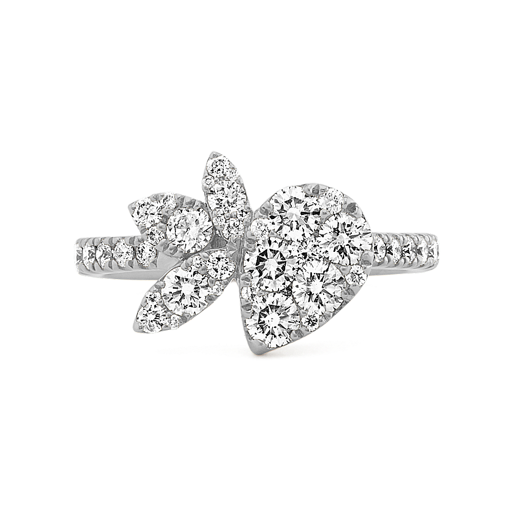 Diamond Ring in 14k White Gold | Shane Co.