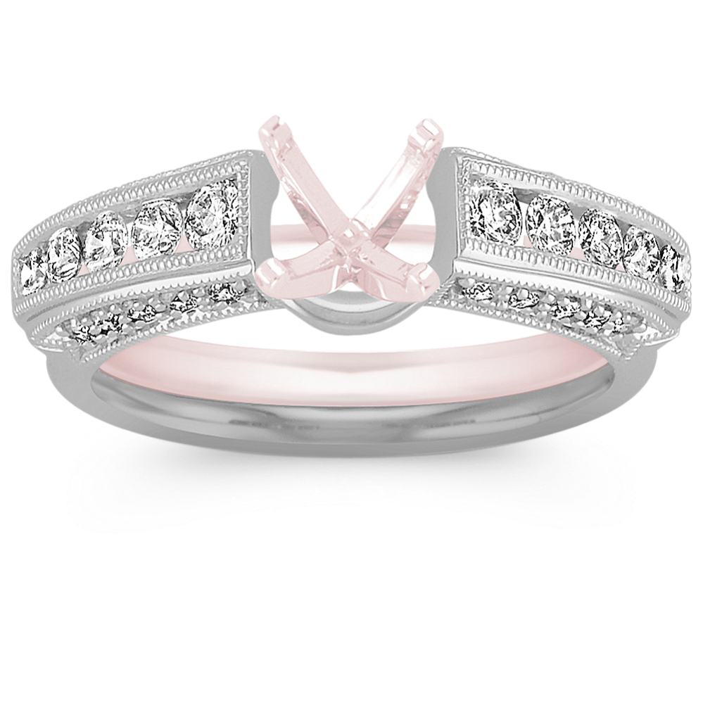 Diamond Solitaire Engagement Ring Wrap in White Gold | Shane Co.