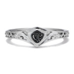 Diamond and Sterling Silver CTR Ring | Shane Co.